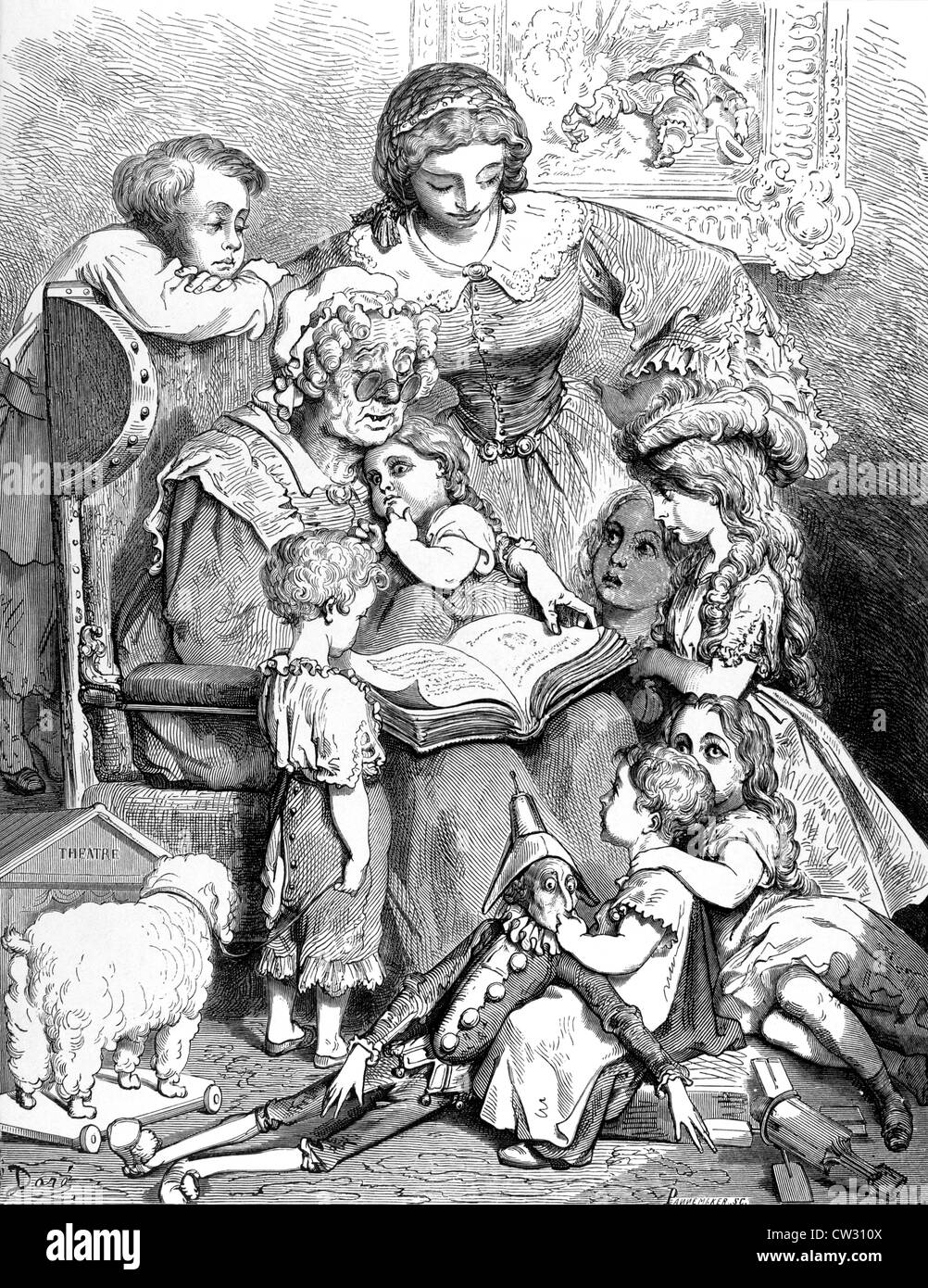 Folktale art Black and White Stock Photos & Images - Alamy