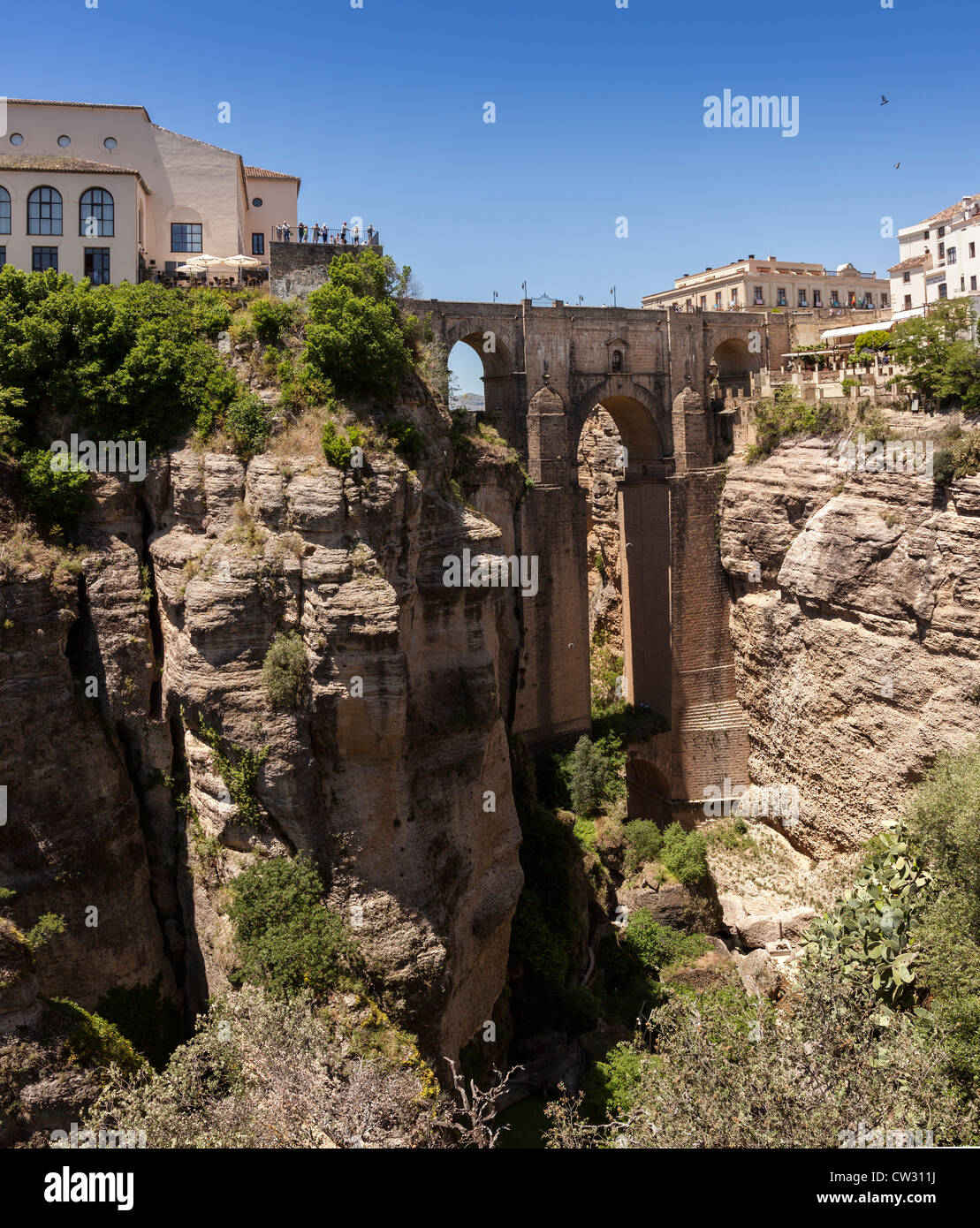 Ronda, Andalusia, Spain, Europe. Famous New Roman Bridge "Puente Nuevo ...