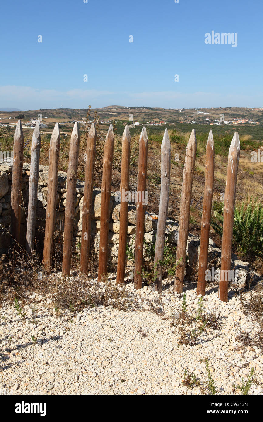 Examples of a palisade with Forte da Carvalha, fort number 10 of the ...