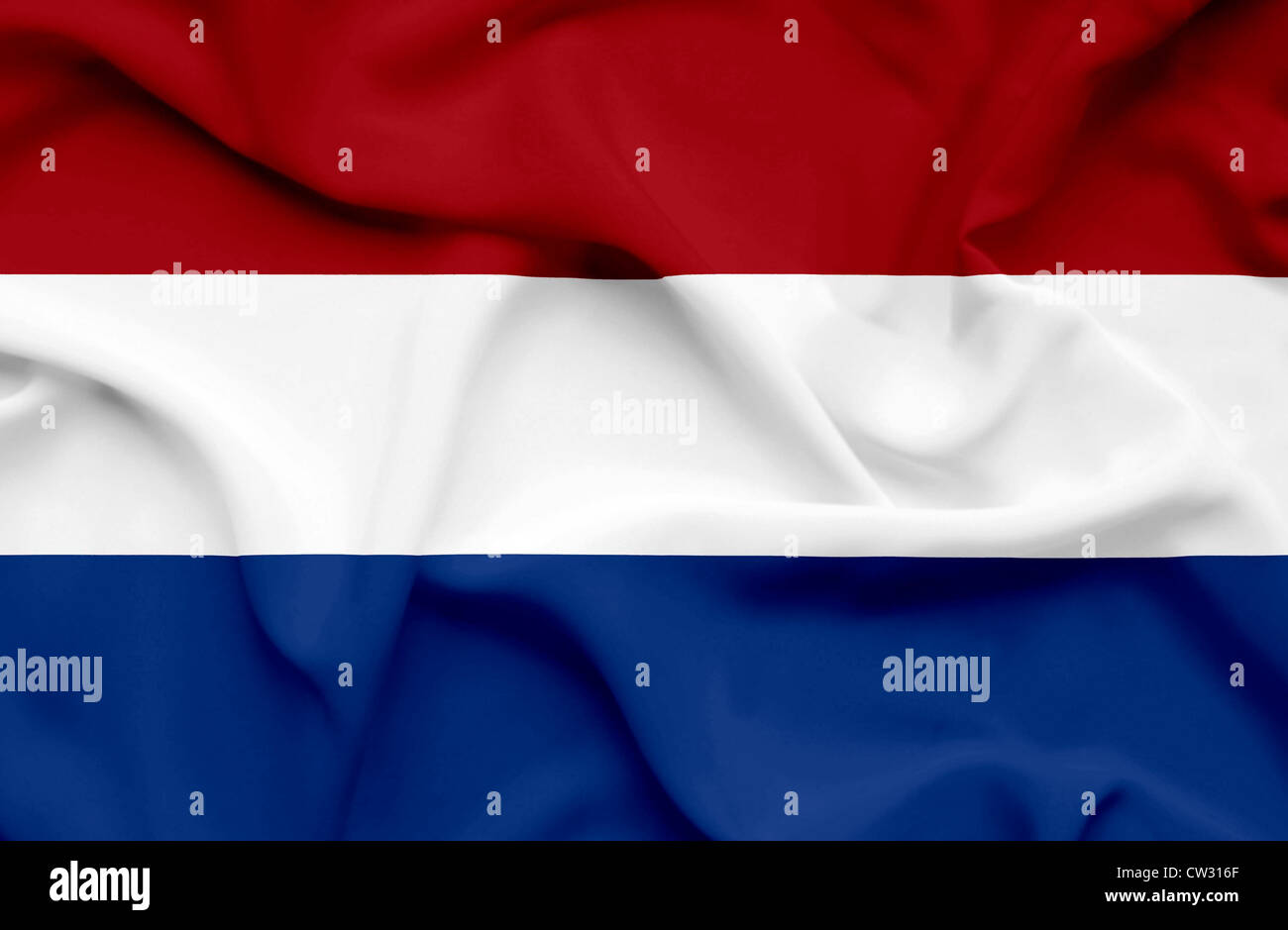 Netherlands waving flag Stock Photo - Alamy
