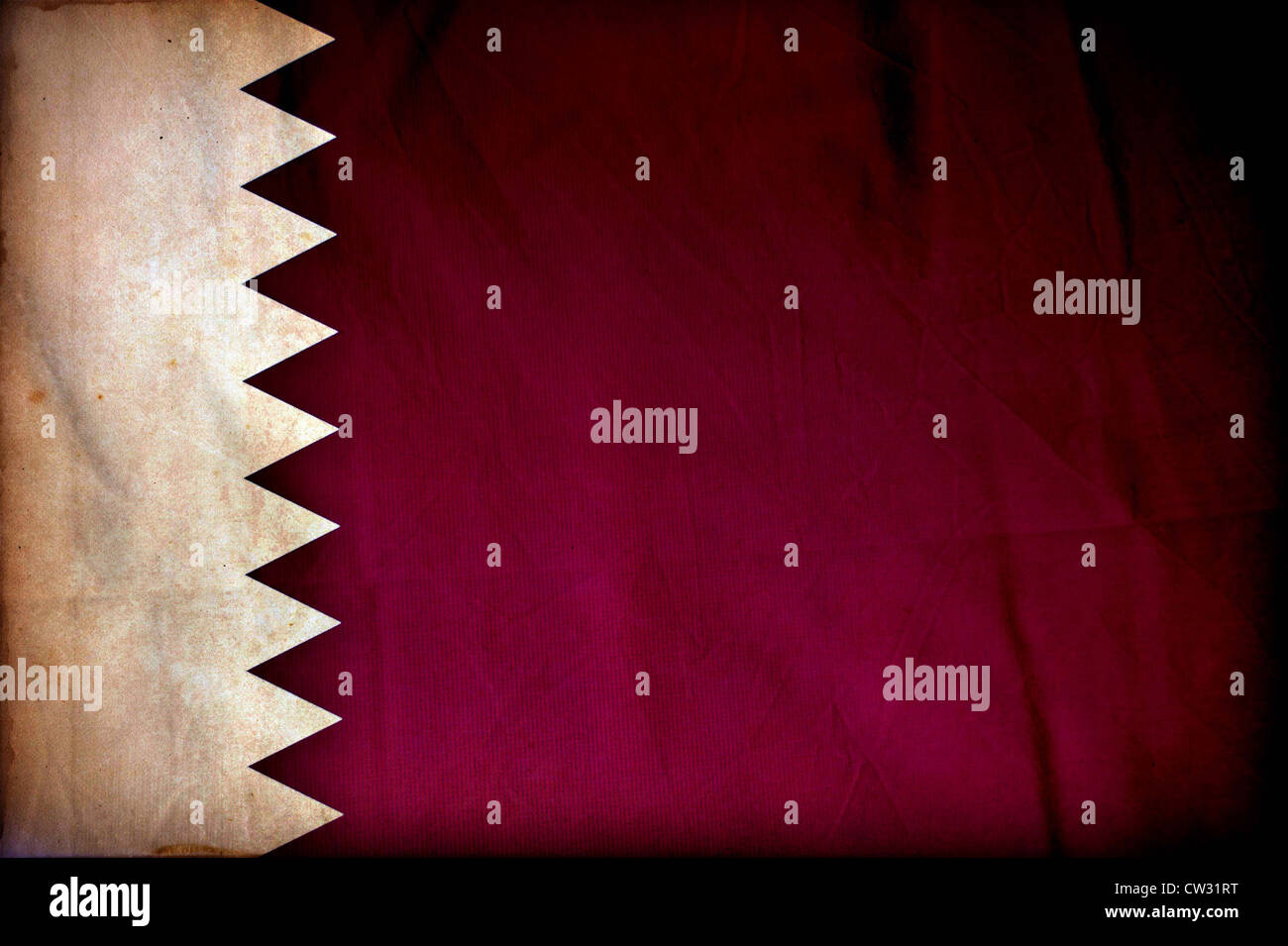 Quatar national flag waving hi-res stock photography and images - Alamy