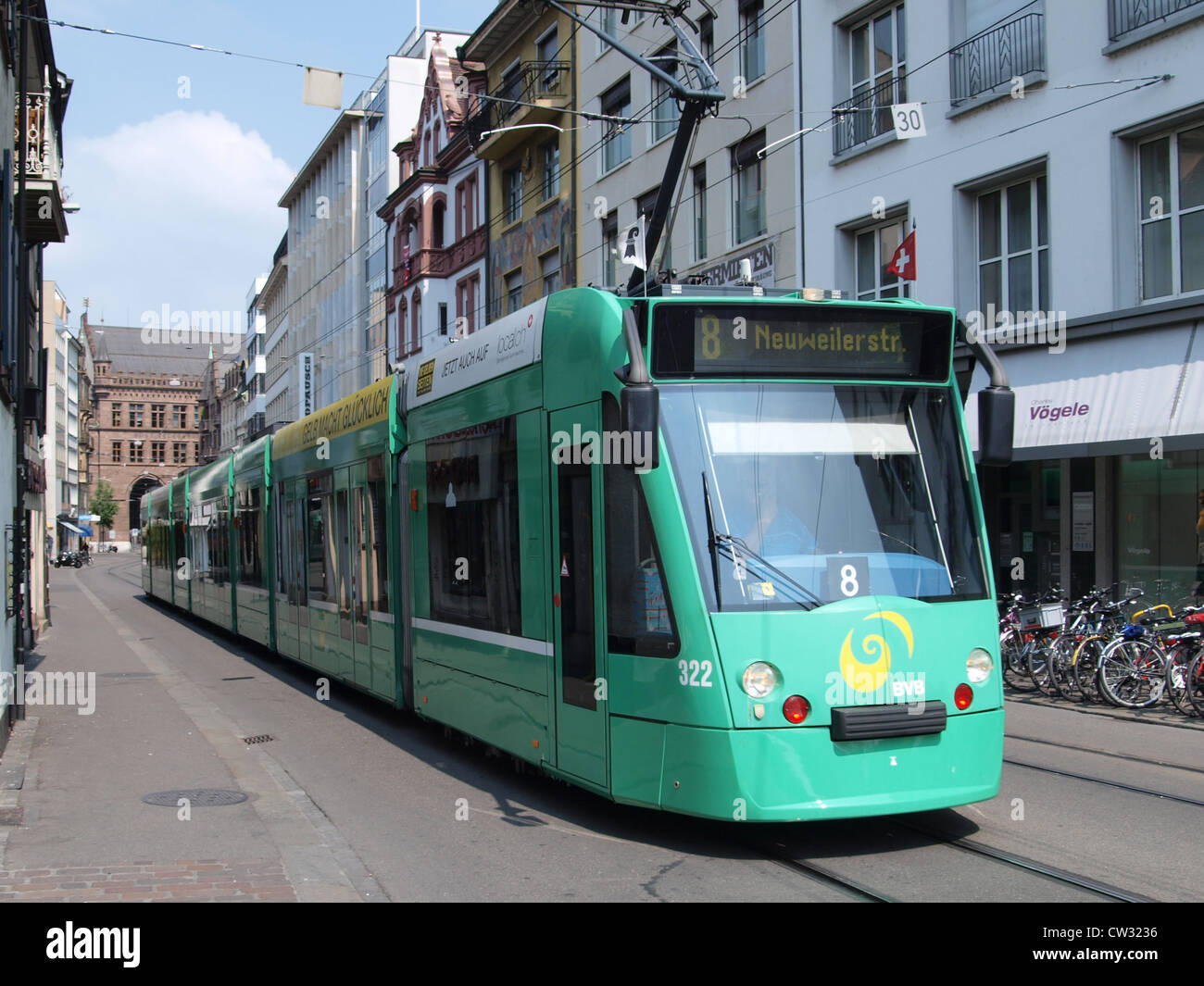 BVB Tram Basel Stock Photo - Alamy