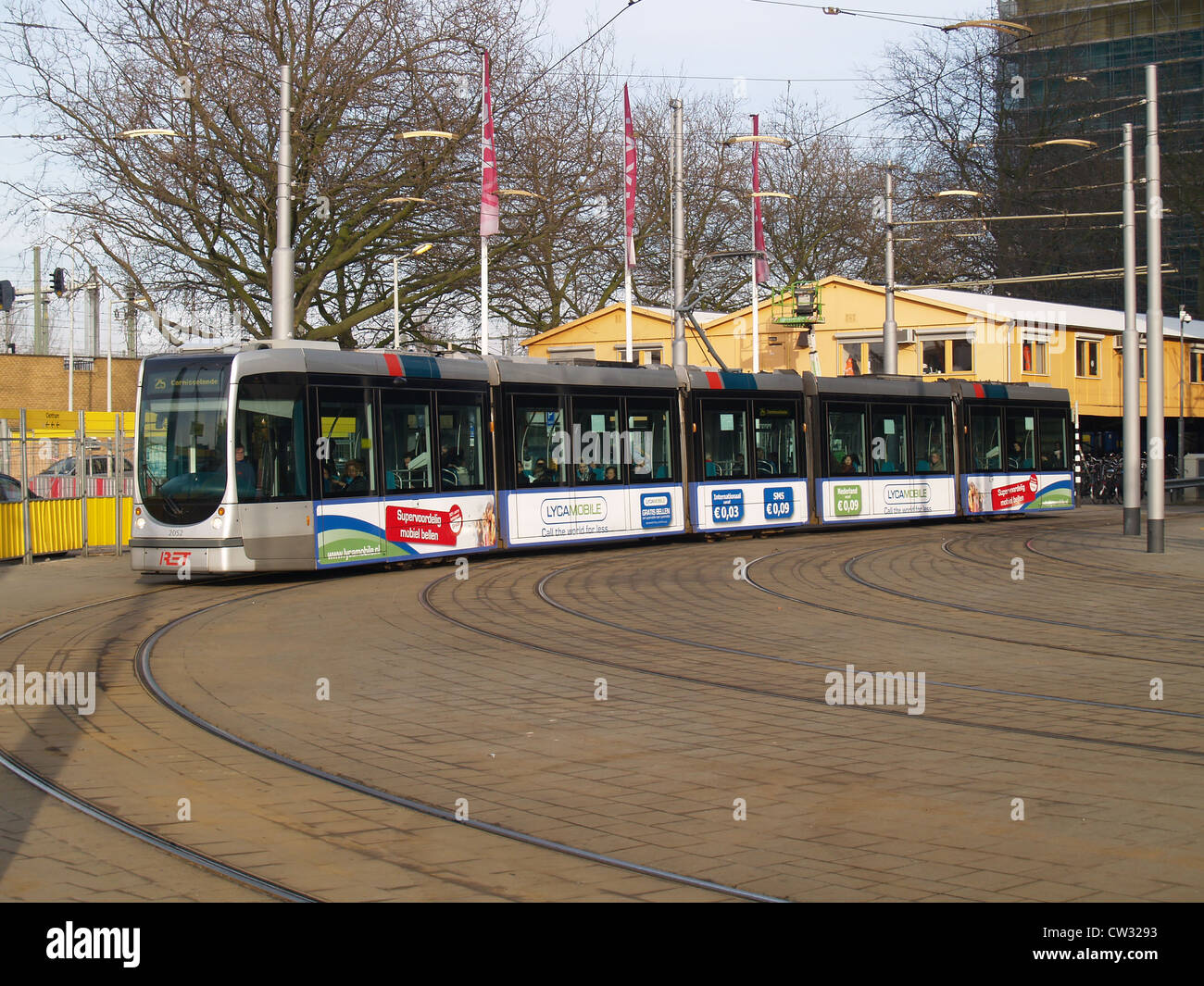 Trams in Rotterdam Stock Photo - Alamy