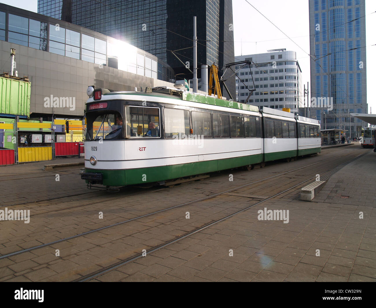 Trams in Rotterdam Stock Photo - Alamy