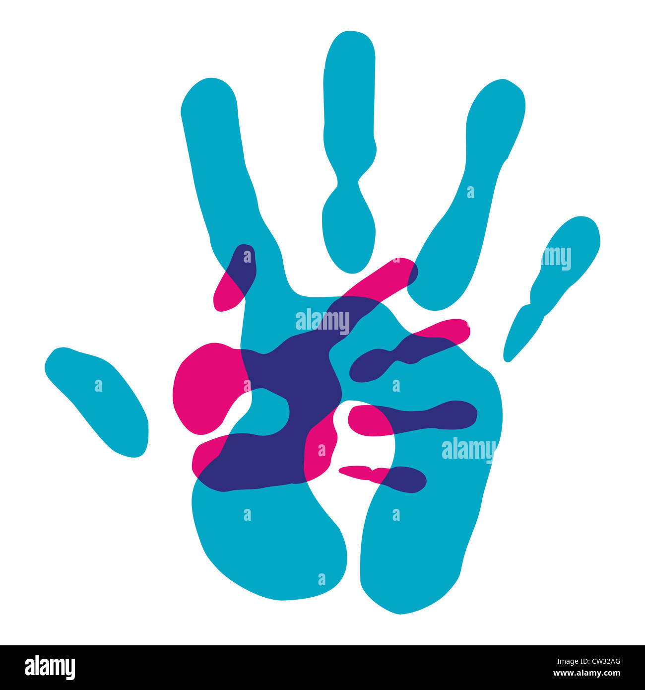 Multicolor creative diversity hands background. Vector illustration ...