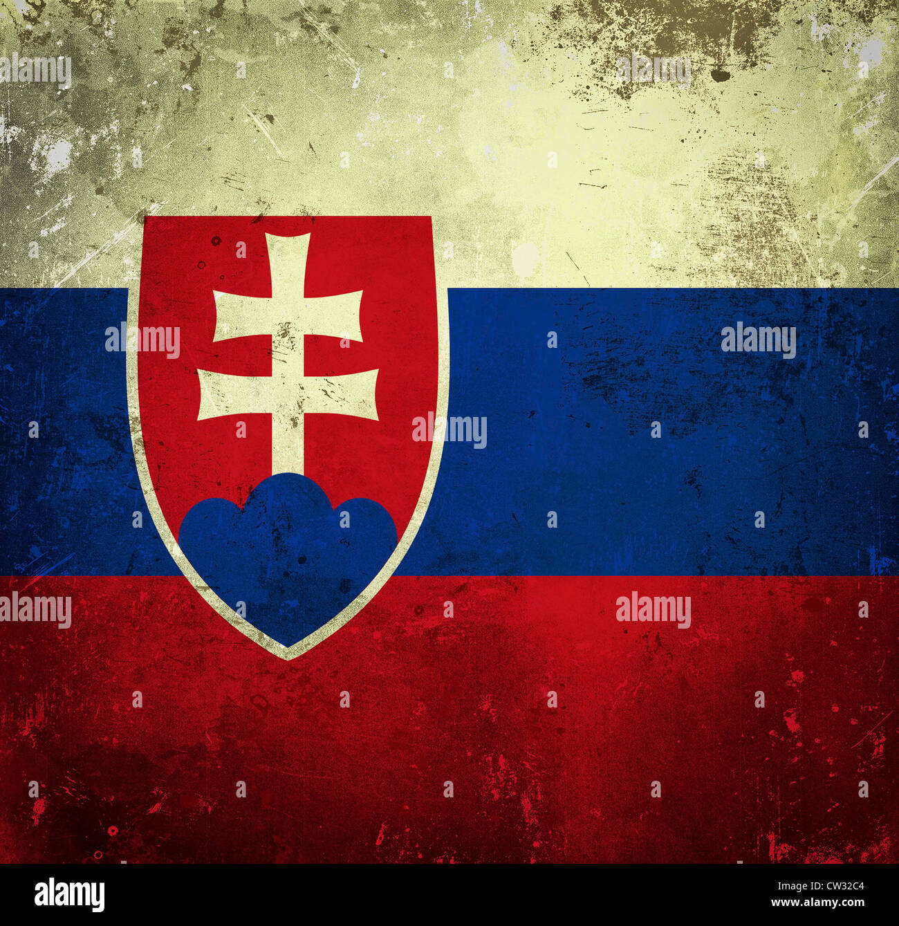 Slovakia flag waving grunge hi-res stock photography and images - Alamy