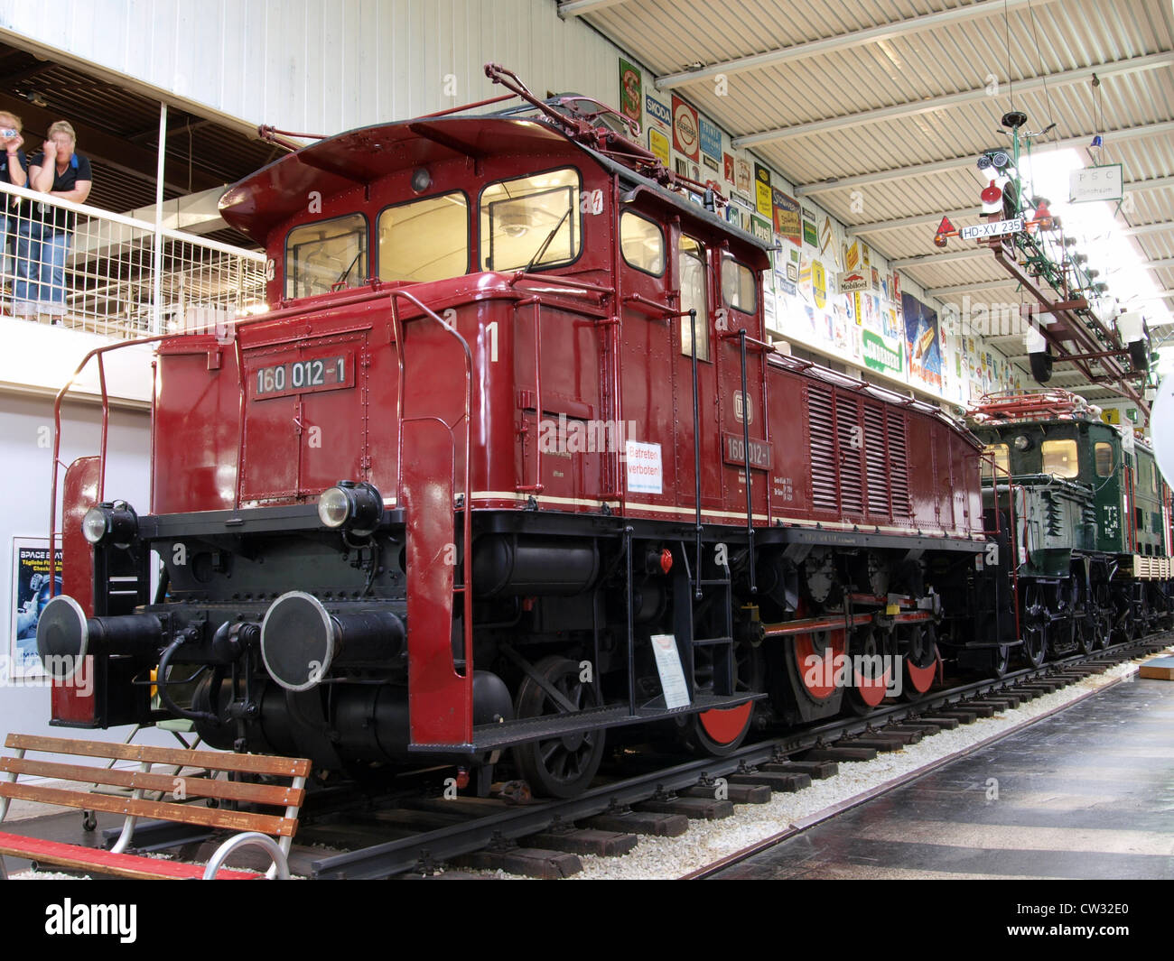 Electric locomotive E60 Bugeleisen (german for 'pressing iron') no 160 ...