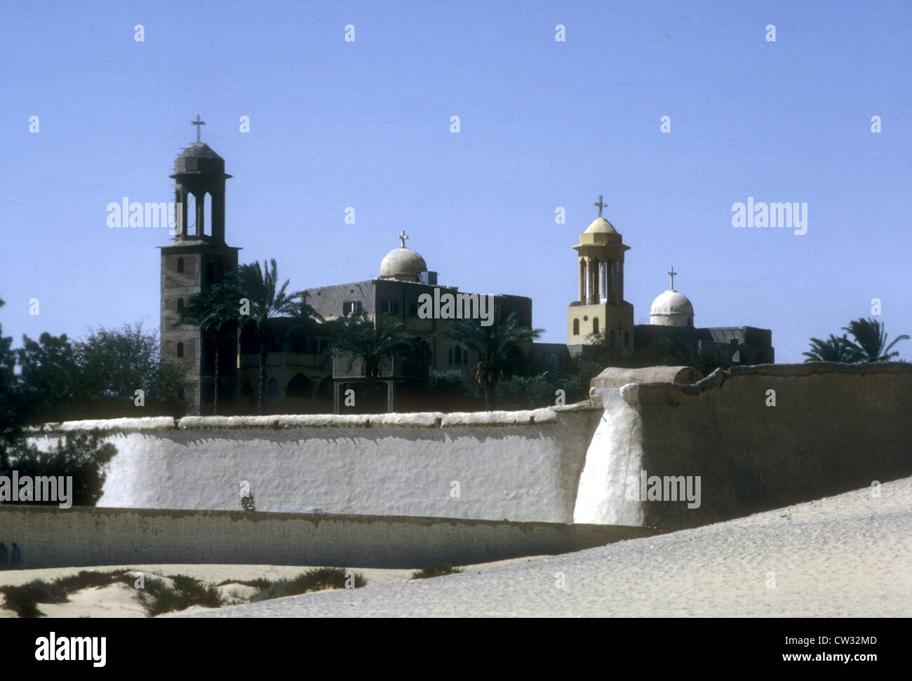 Deir al Surian Monastery of the Syrians in Wadi Natrun, Egypt Stock ...