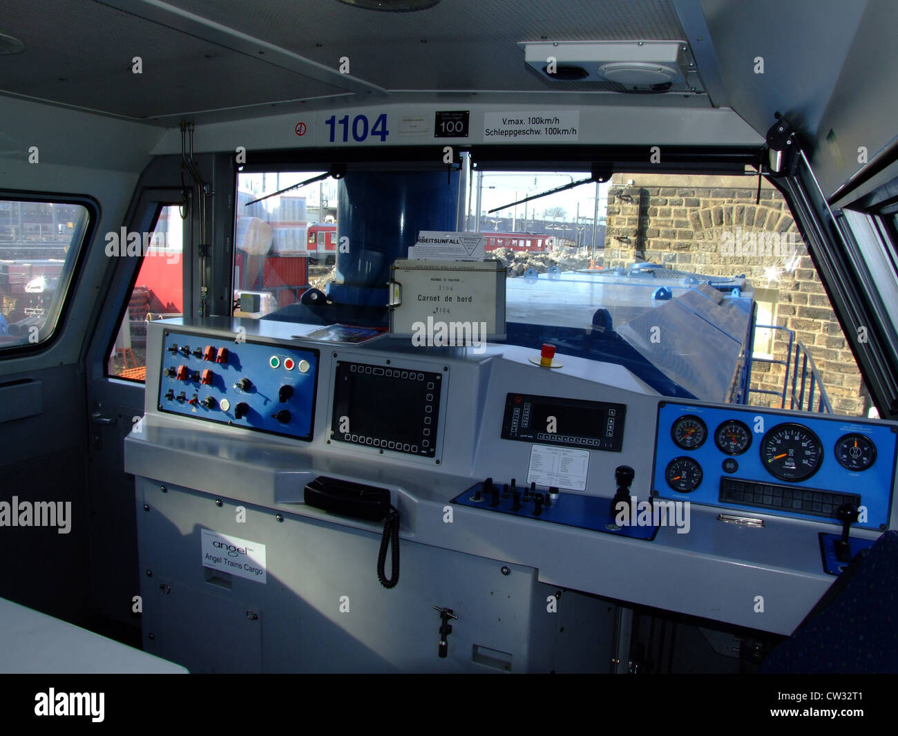 Driver cabin diesel locomotive hi-res stock photography and images - Alamy