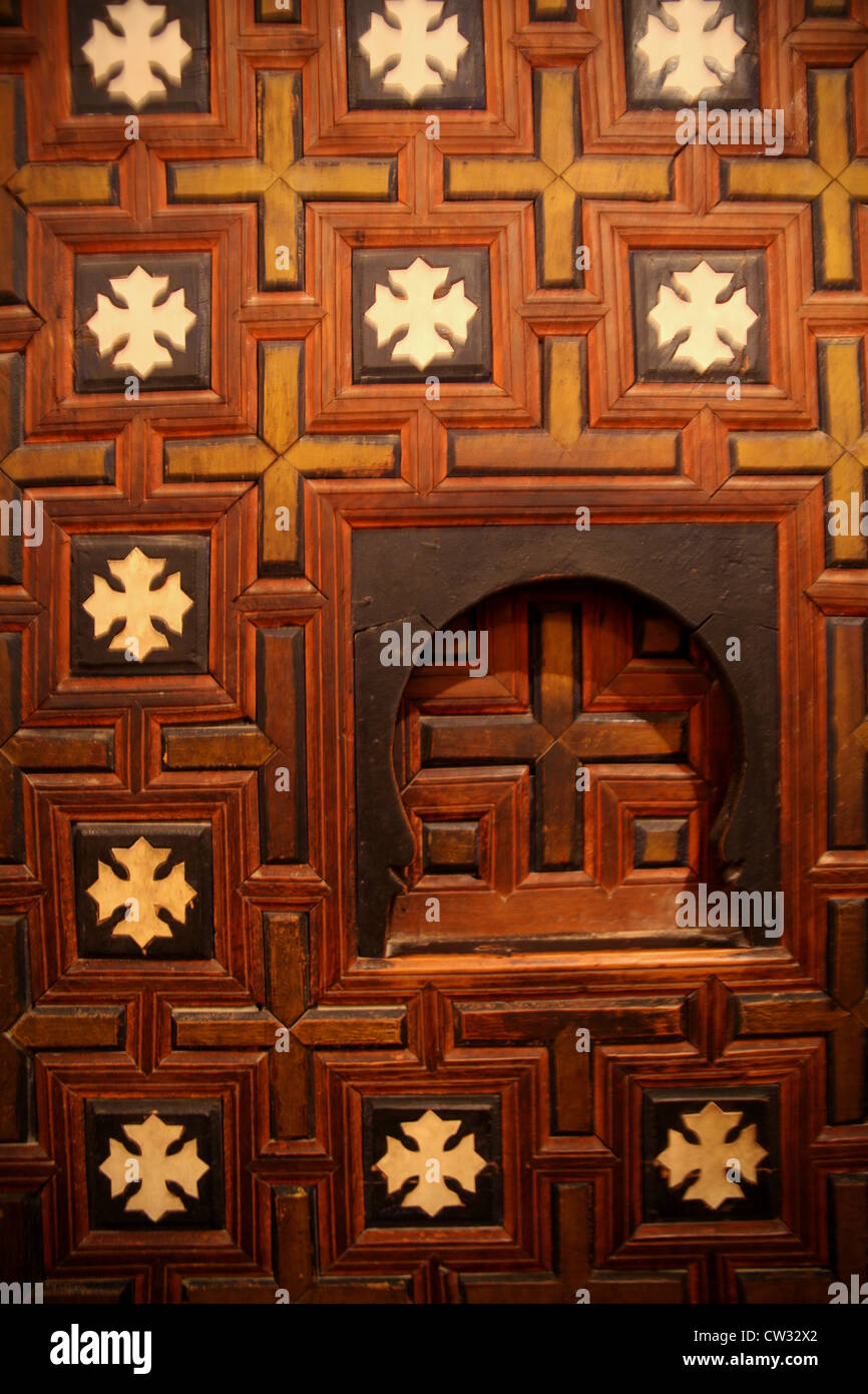 Haikal-screen-in Macarius Monastery in Wadi Natrun, Egypt Stock Photo ...