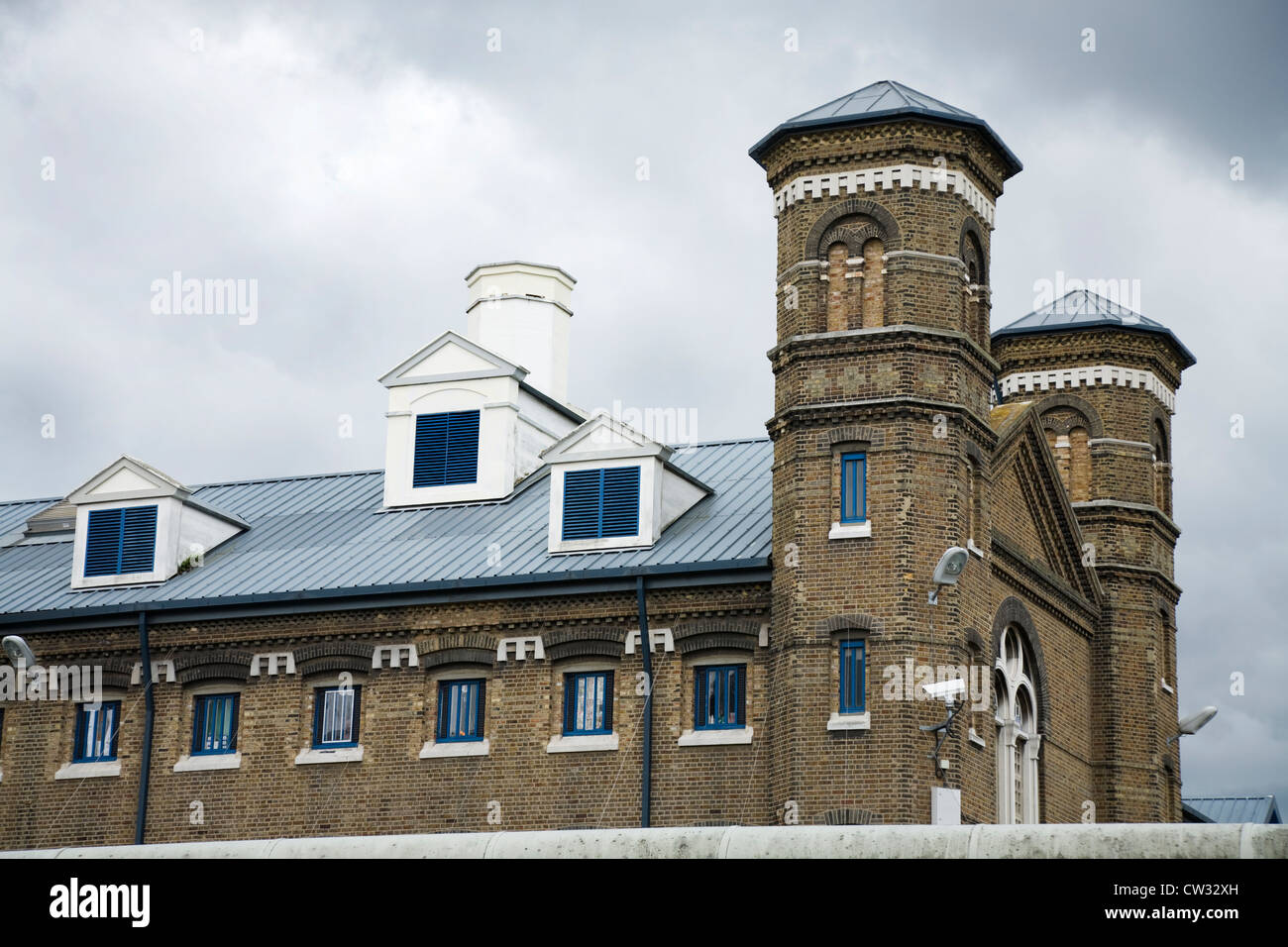 Rear part of HMP Her Majesty's Prison Wormwood / Worm wood Scrubs ...