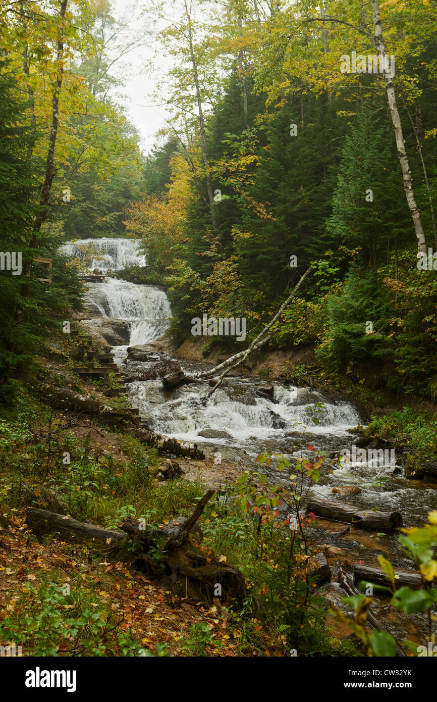 Sable Falls near Grand Marais in the Pictured Rocks National Lakeshore ...