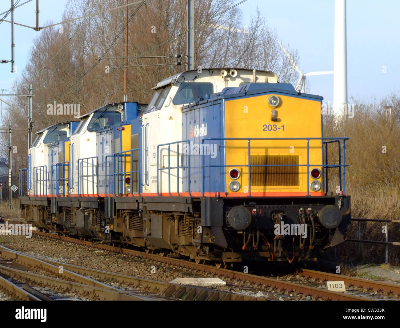 The VolkerRail 203-1 Tom, 203-3 Spike, and 203-2 Jerry are a trio of ...