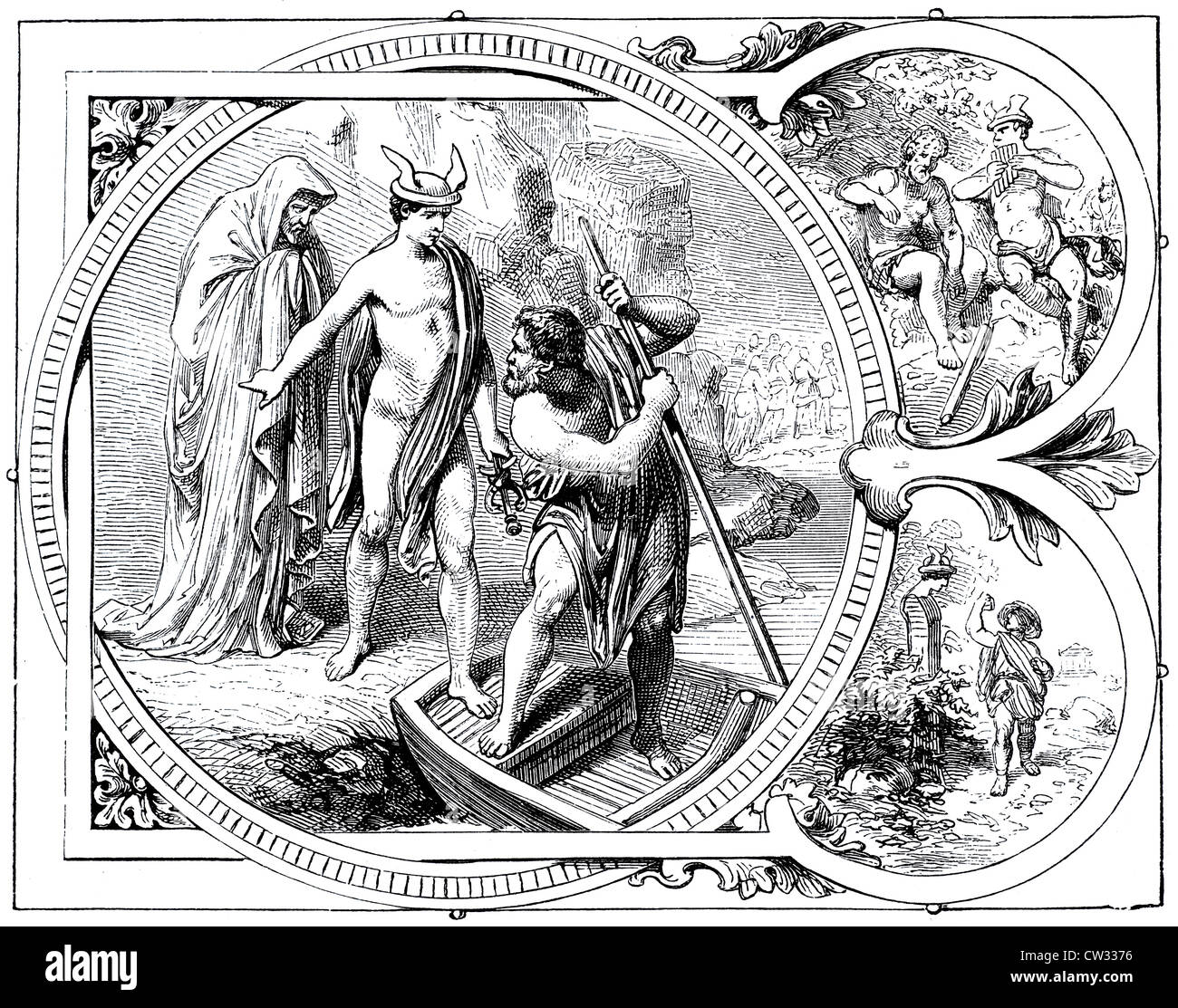 Mercury hermes greek roman hi-res stock photography and images - Alamy