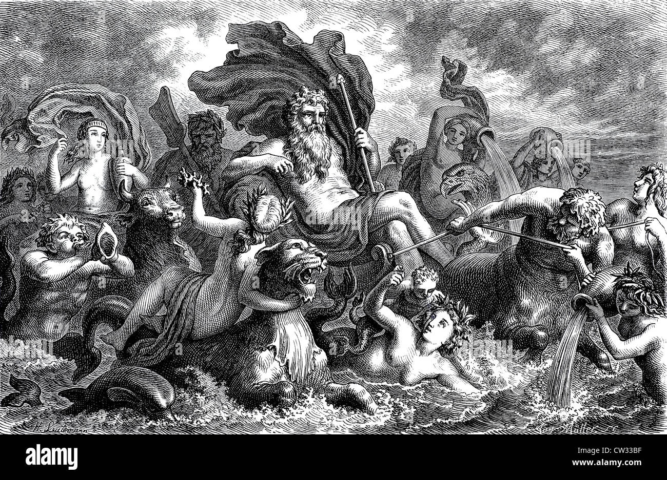 Personification of the sea hi-res stock photography and images - Alamy