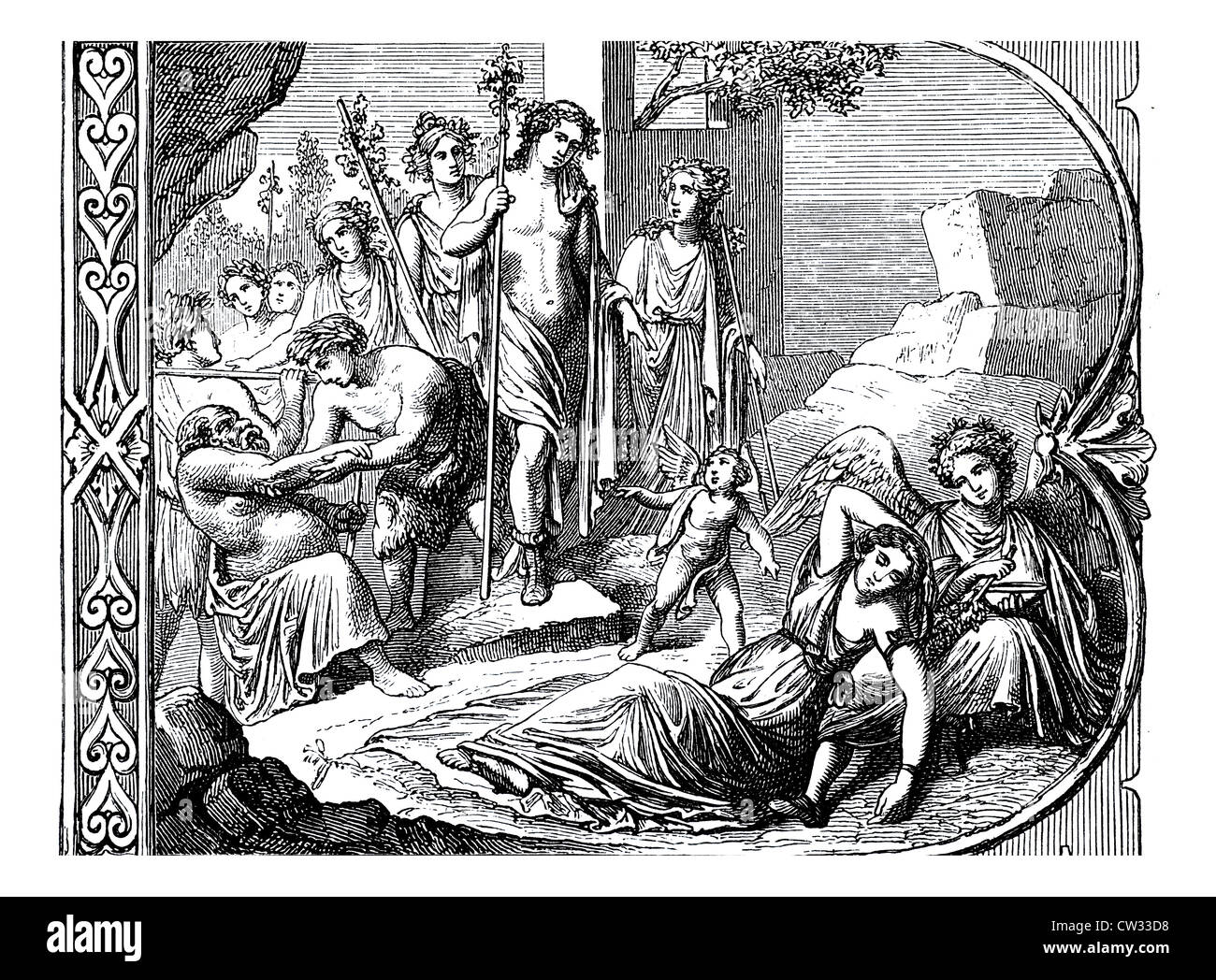 God of wine and ecstasy god Cut Out Stock Images & Pictures - Alamy