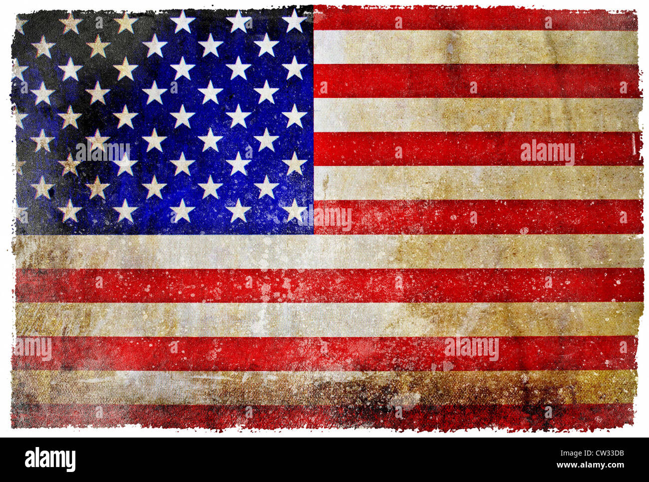 Vintage USA flag Stock Photo - Alamy