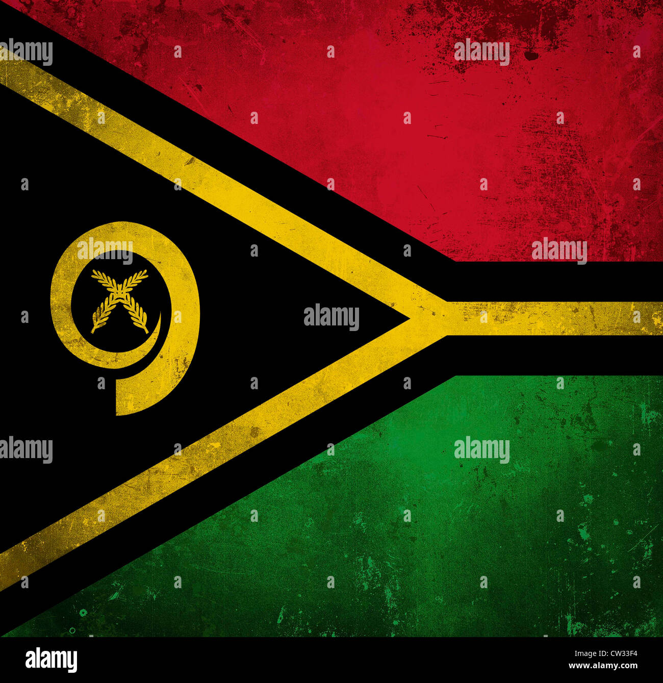 Grunge flag of Vanuatu Stock Photo - Alamy