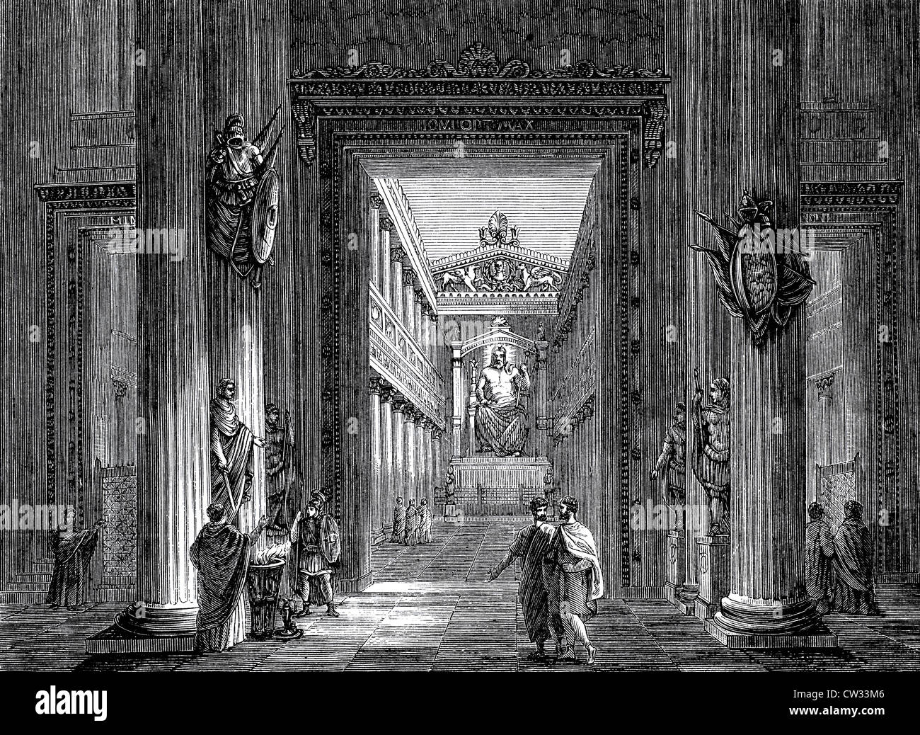 Temple of jupiter rome hi-res stock photography and images - Alamy