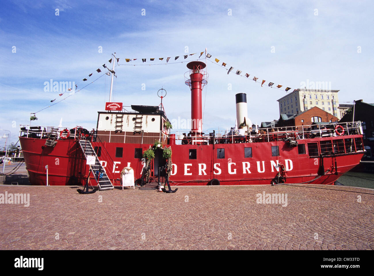 Cruise boat on Aurajoki river, Turku, Finland Stock Photo - Alamy