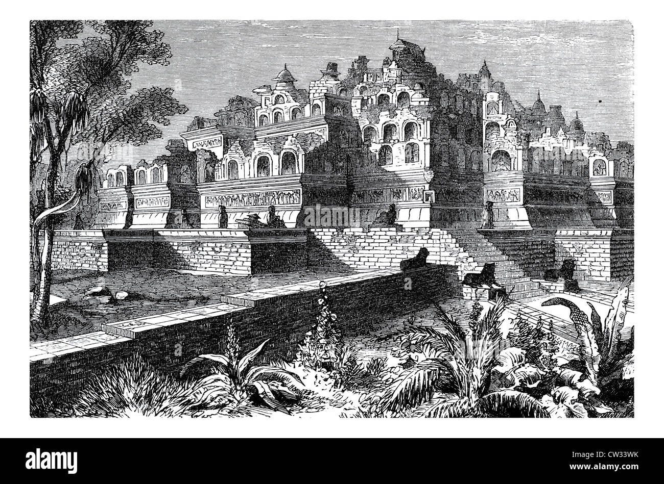 Temples in art Cut Out Stock Images & Pictures - Alamy