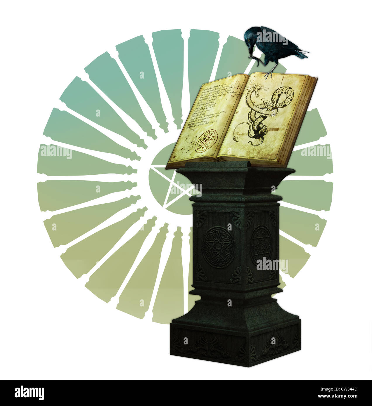 Raven sitting on Cut Out Stock Images & Pictures - Alamy