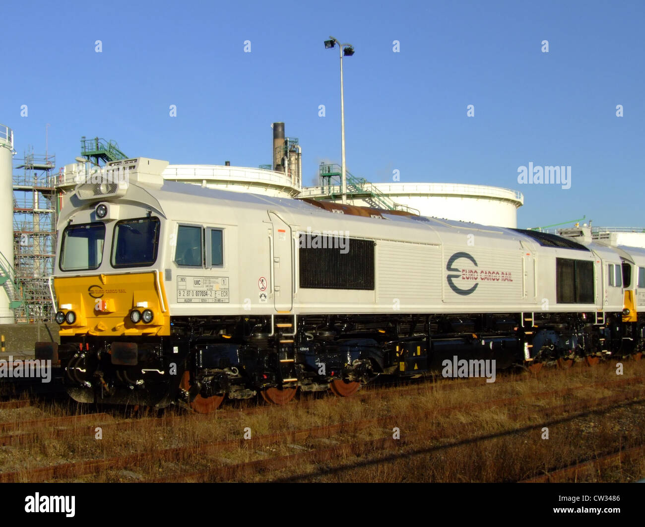 Euro Cargo Rail Class 66 Stock Photo - Alamy