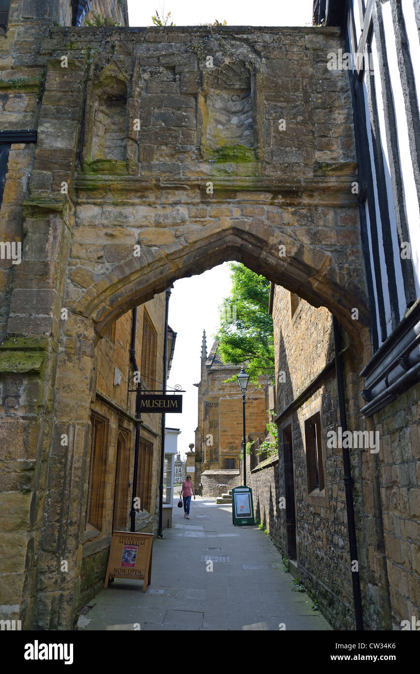 Medieval East Gate and Sherborne Museum, Sherborne, Dorset, England ...