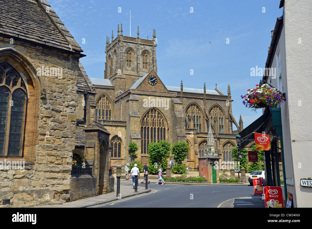 Sherborne Abbey, Sherborne, Dorset, England, United Kingdom Stock Photo ...