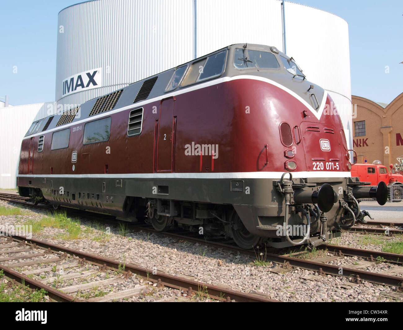 DB Class V 200, DB 220 071-5 at Speyer museum Stock Photo - Alamy
