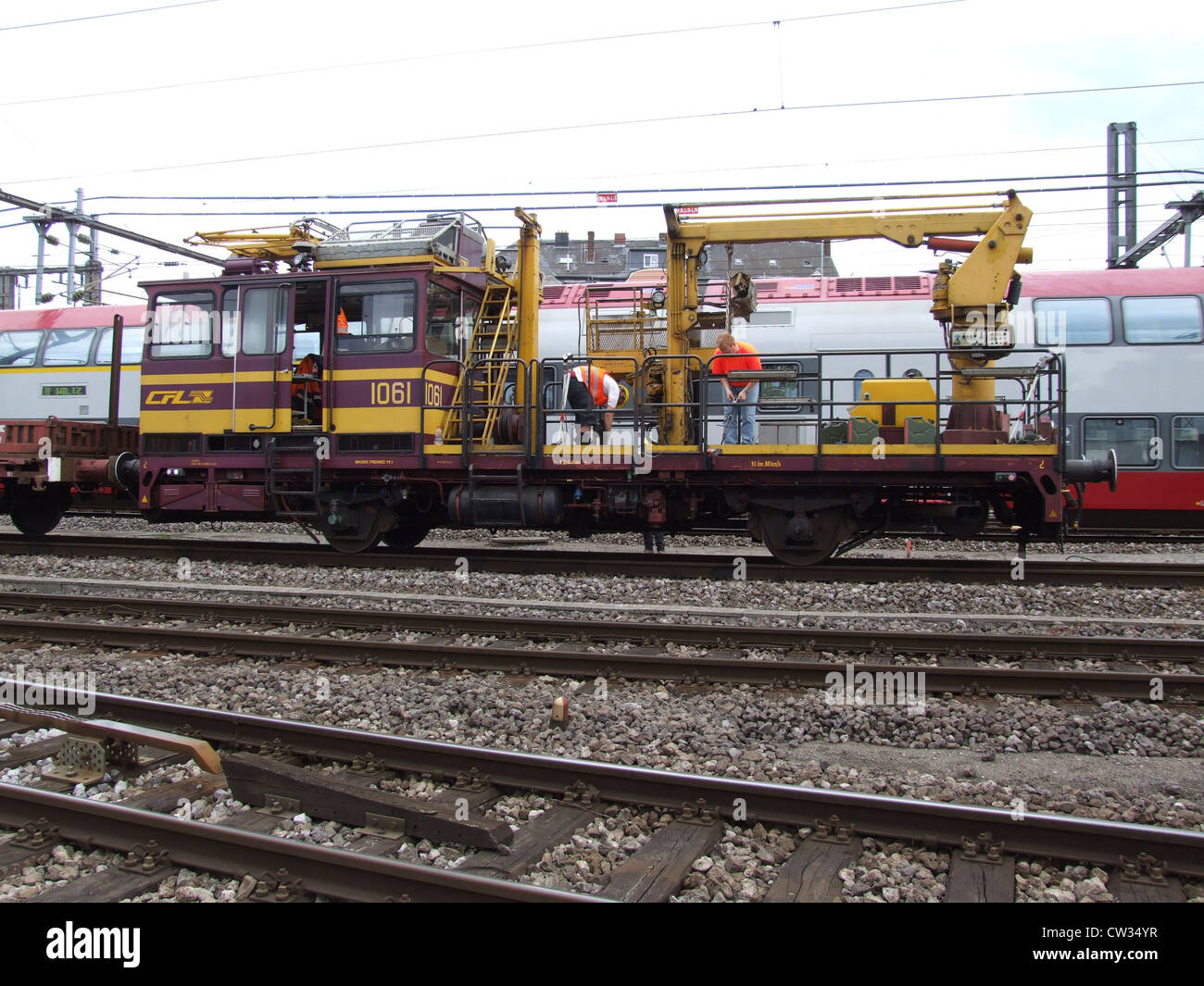 Rail service vehicles of Luxembourg Stock Photo - Alamy