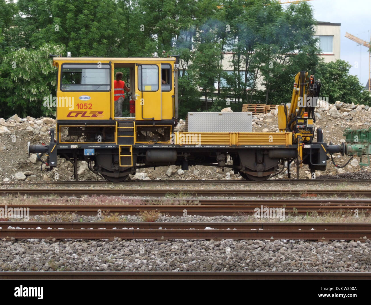 Rail service vehicles of Luxembourg Stock Photo - Alamy