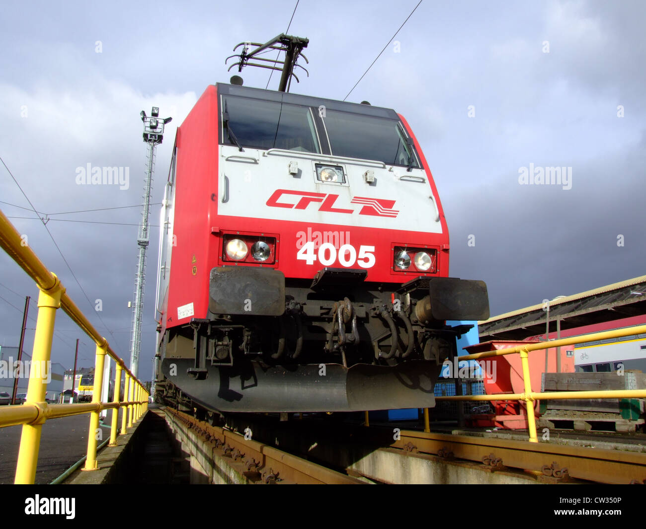 Luxembourg electric locomotive hi-res stock photography and images - Alamy