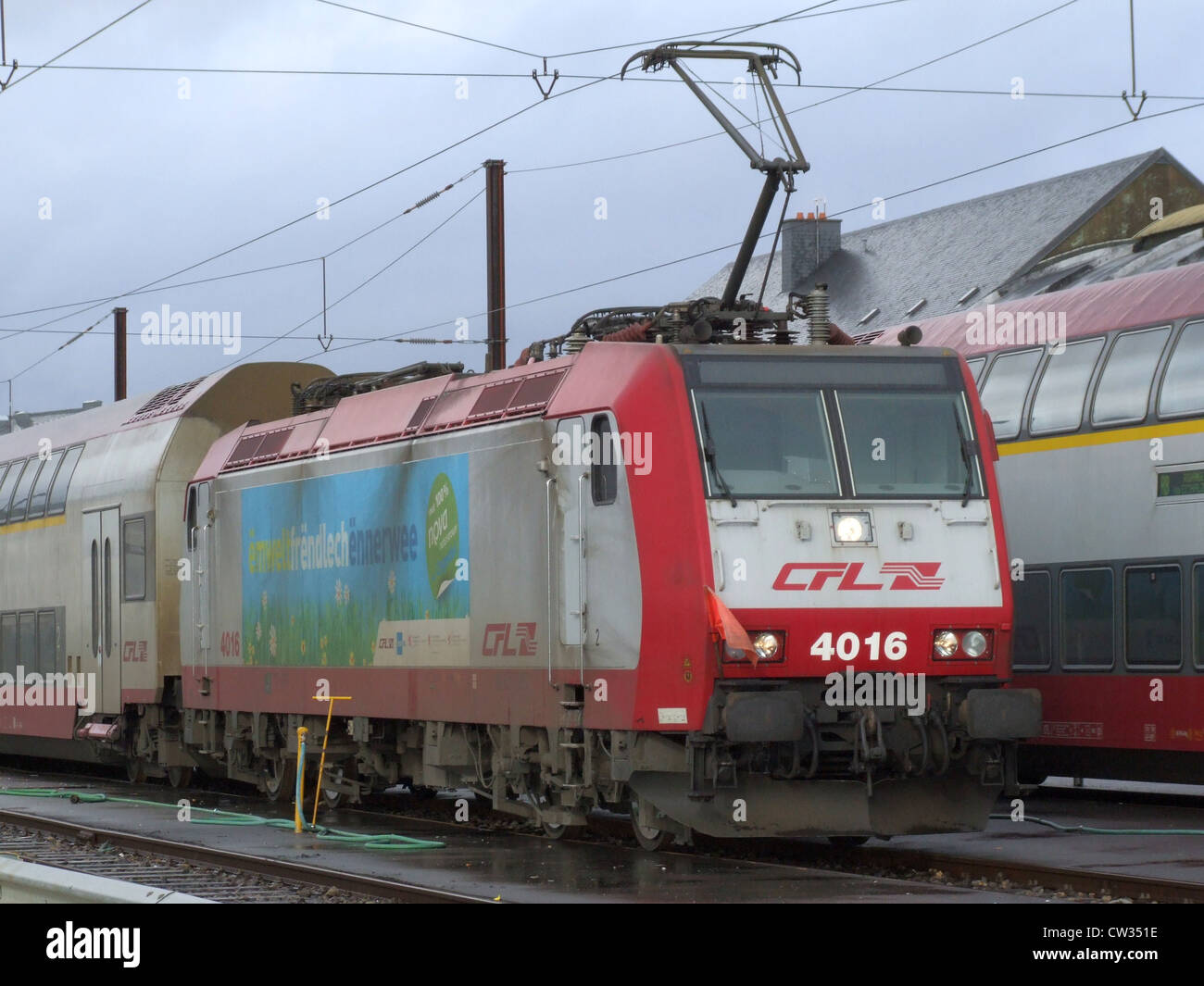 Luxembourg electric locomotive hi-res stock photography and images - Alamy