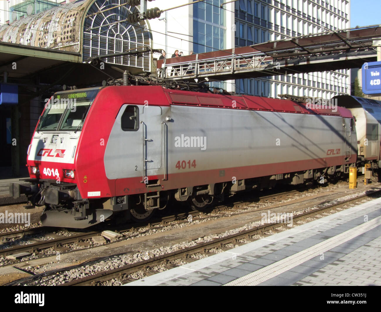 Luxembourg electric locomotive hi-res stock photography and images - Alamy