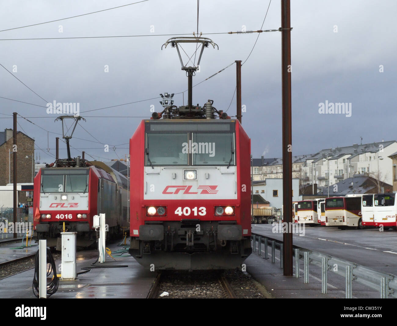 Luxembourg electric locomotive hi-res stock photography and images - Alamy