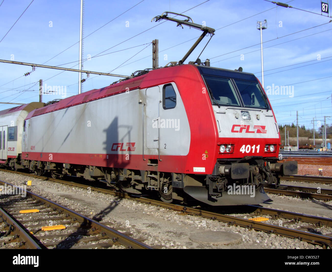 Luxembourg electric locomotive hi-res stock photography and images - Alamy