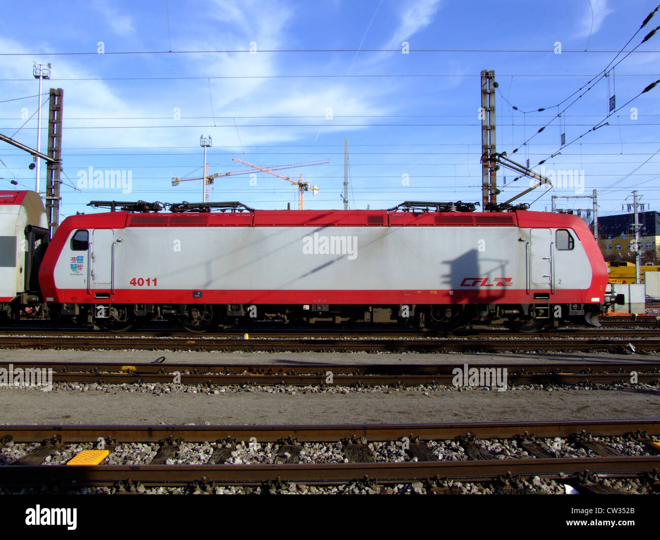 Luxembourg electric locomotive hi-res stock photography and images - Alamy