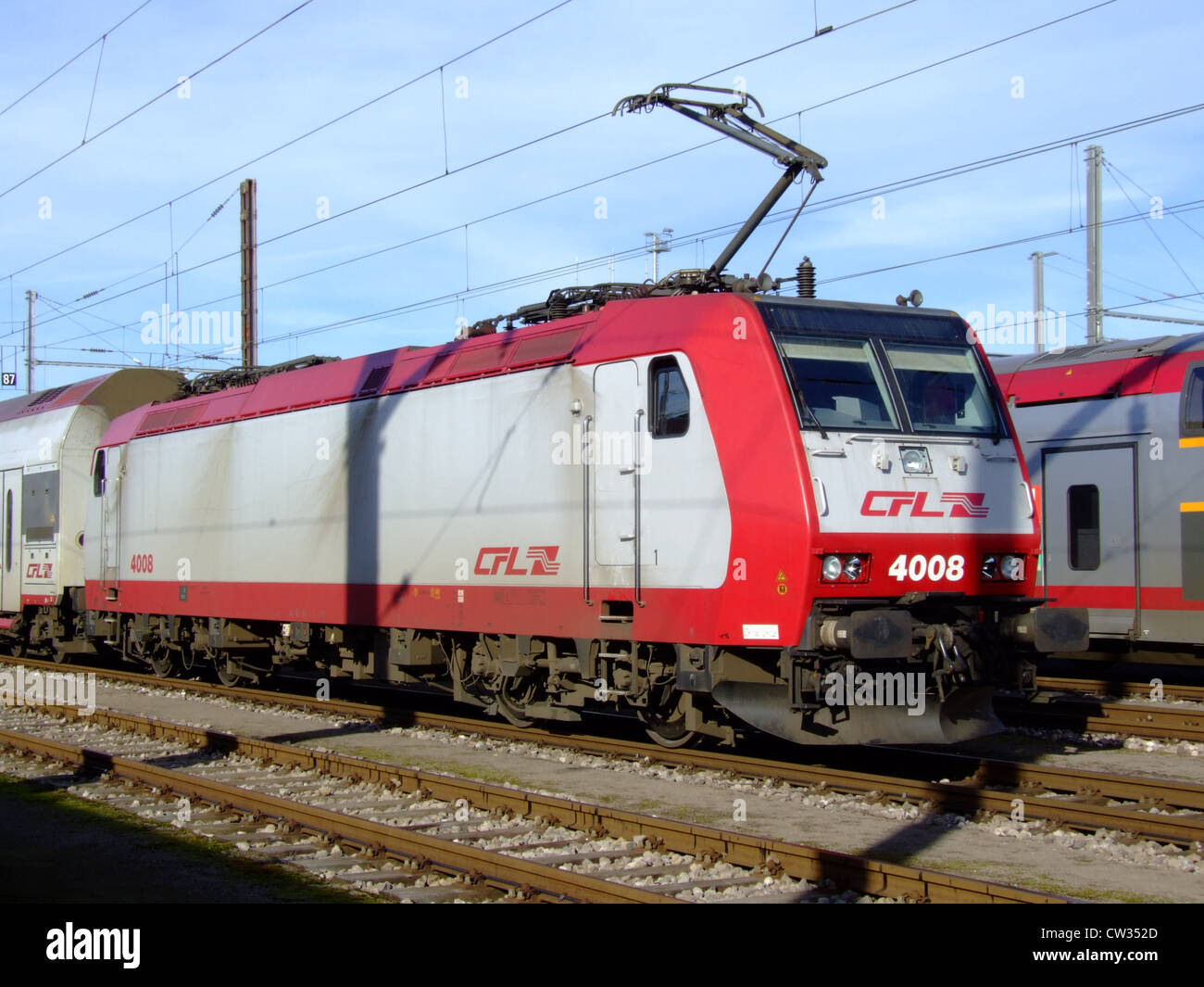 Luxembourg electric locomotive hi-res stock photography and images - Alamy