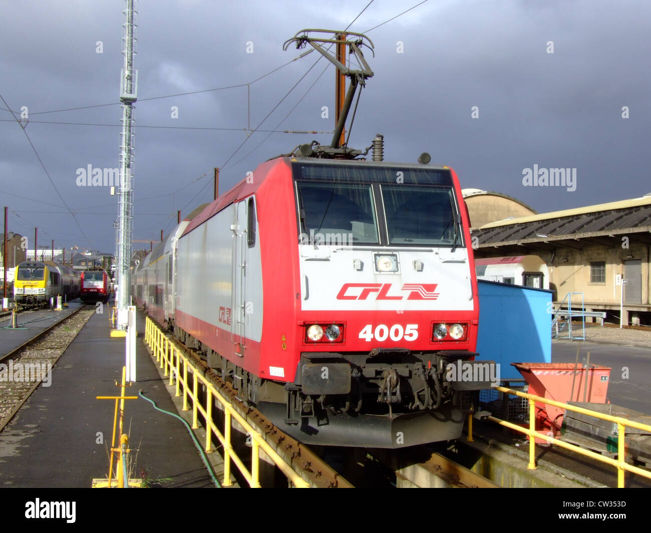 CFL 4005 at the Luxembourg rail yard / depot Stock Photo - Alamy