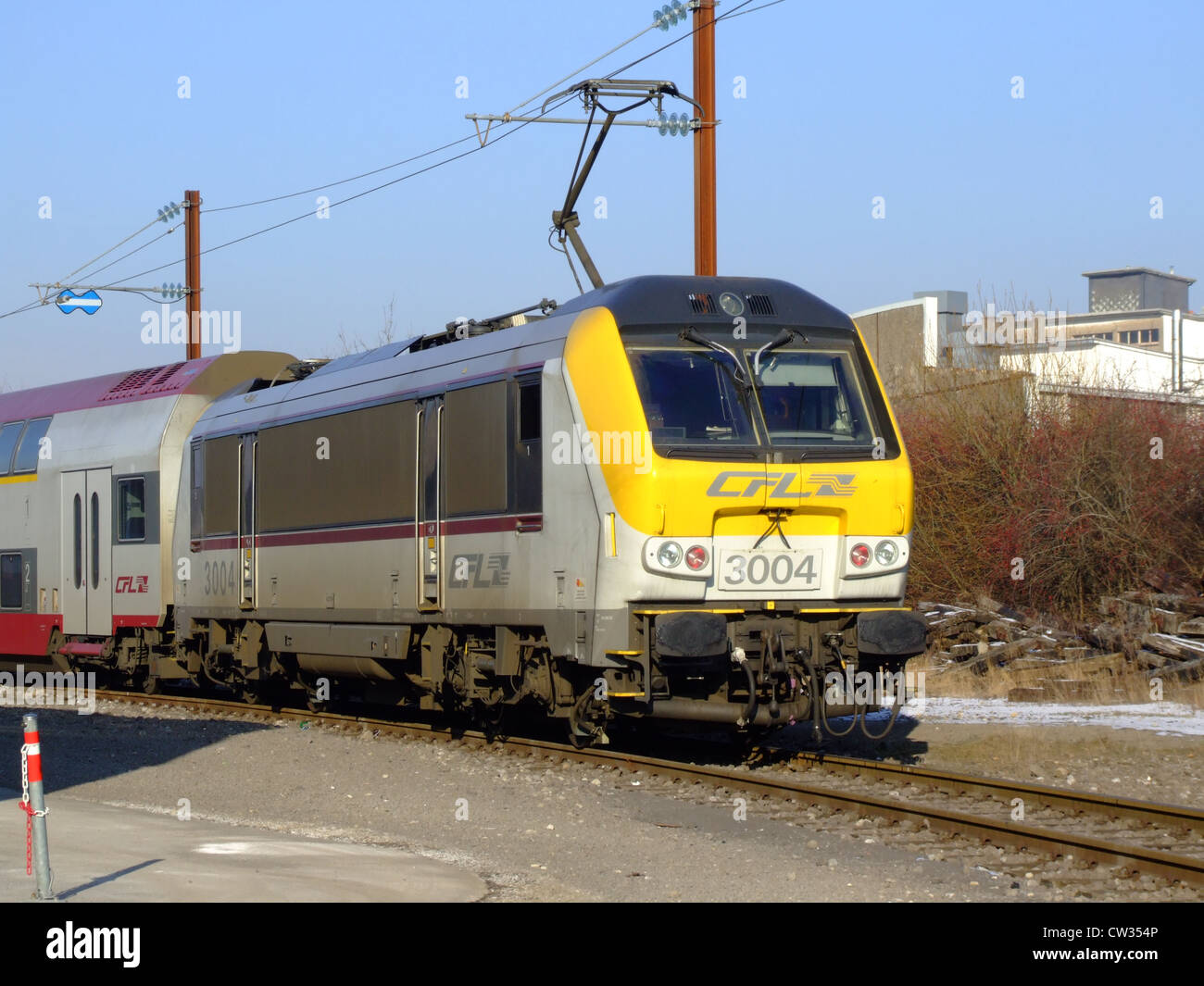 CFL Class 3000 at the Luxembourg rail yard / depot Stock Photo - Alamy