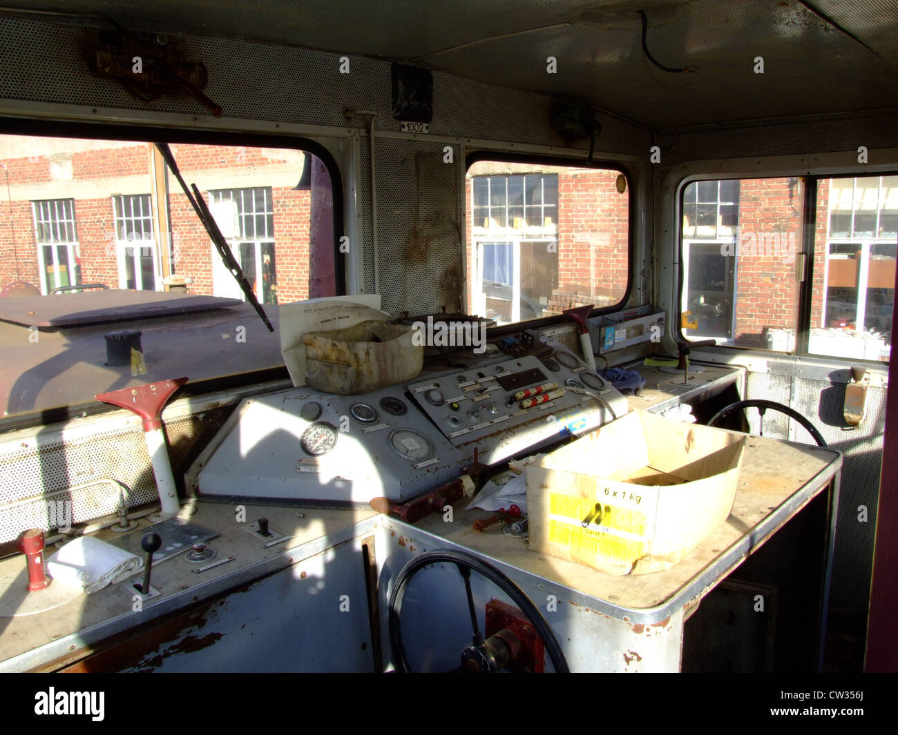 Inside steam locomotive cabin hi-res stock photography and images - Alamy