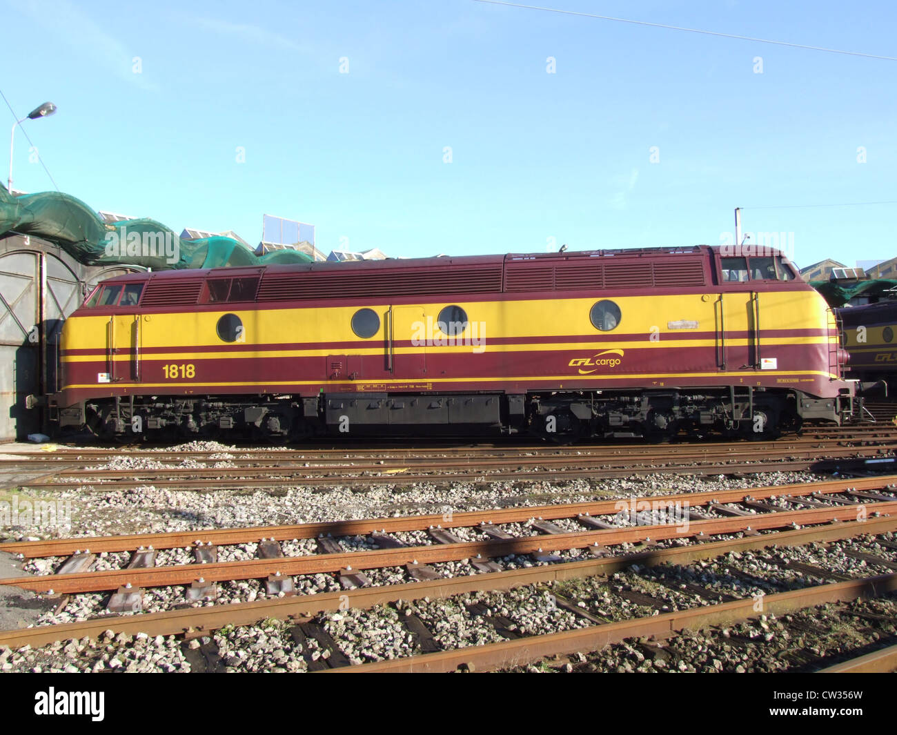 The CFL Class 1818 locomotive is an electric diesel engine used by the ...