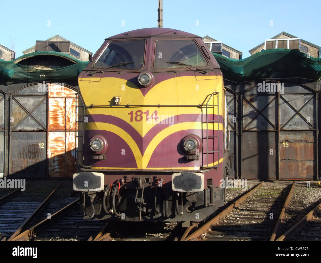 Luxembourg electric locomotive hi-res stock photography and images - Alamy
