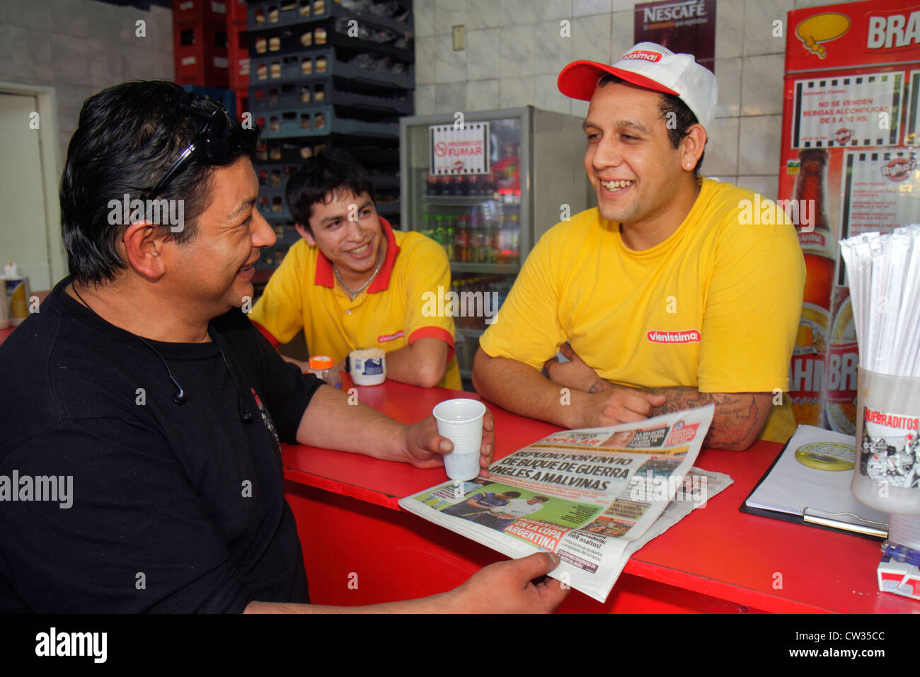 Buenos Aires Argentina,Avenida Rivadavia,Vienissimo,cafe,counter,clerk ...
