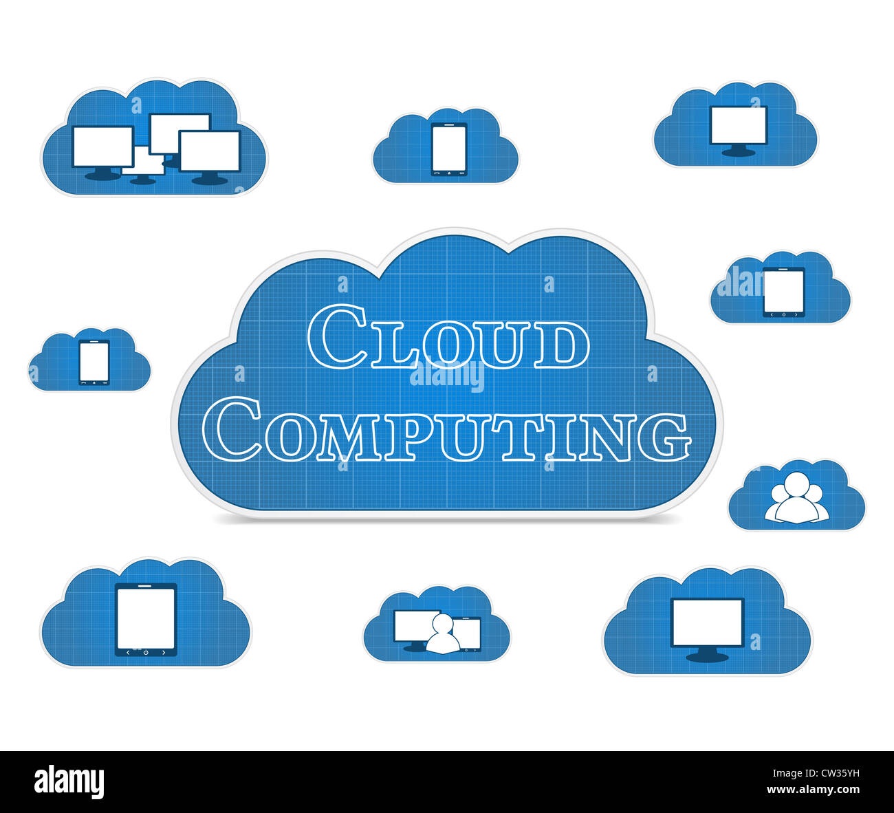 Cloud Computing Concept Stock Photo - Alamy