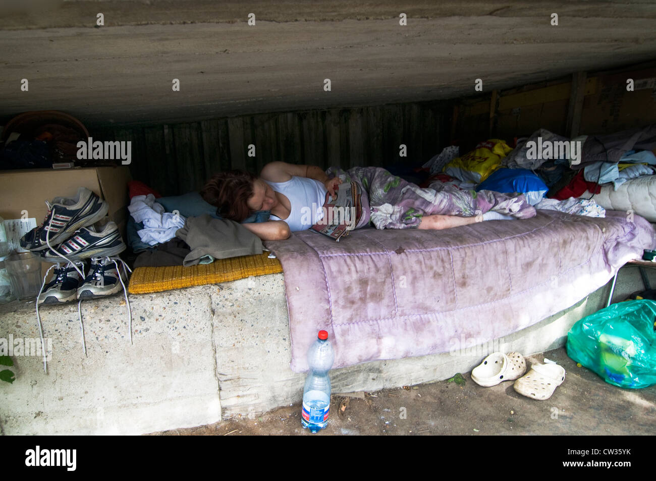Homeless Girl Sleeping Under Bridge Sweeping The Wind: Inside Tacoma's