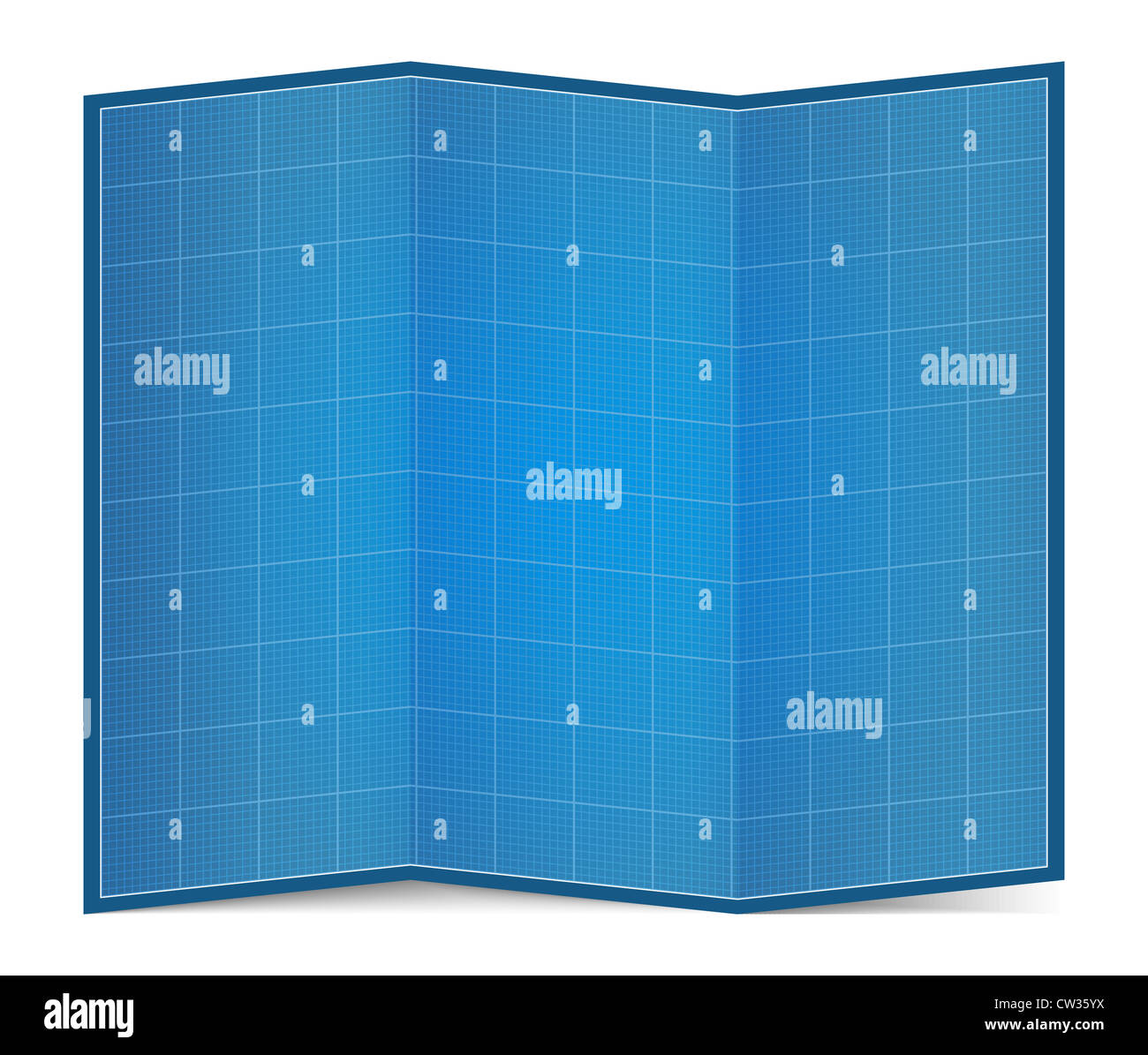 Folded paper blue squares hi-res stock photography and images - Alamy