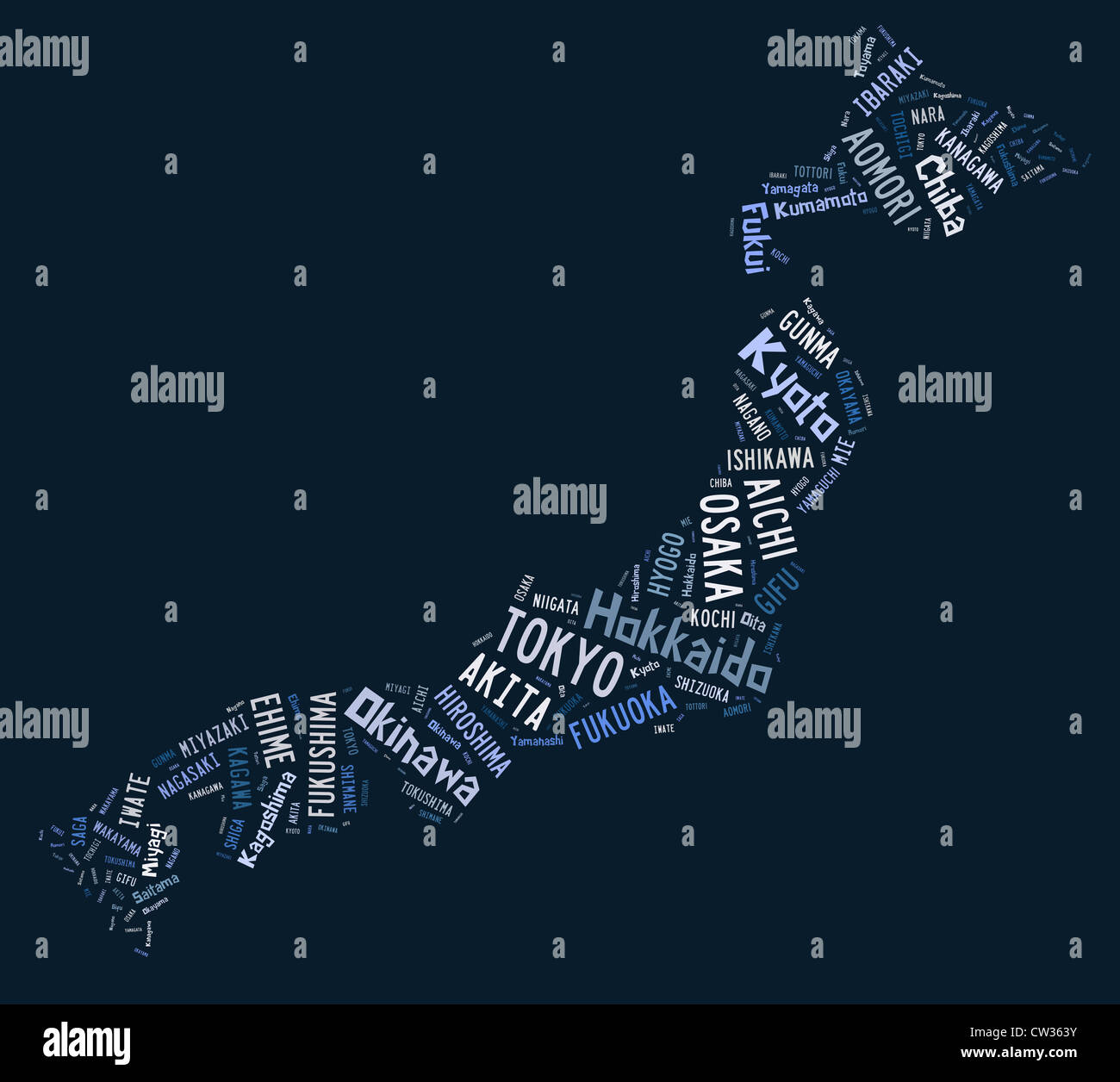 Prefectures of japan hi-res stock photography and images - Alamy