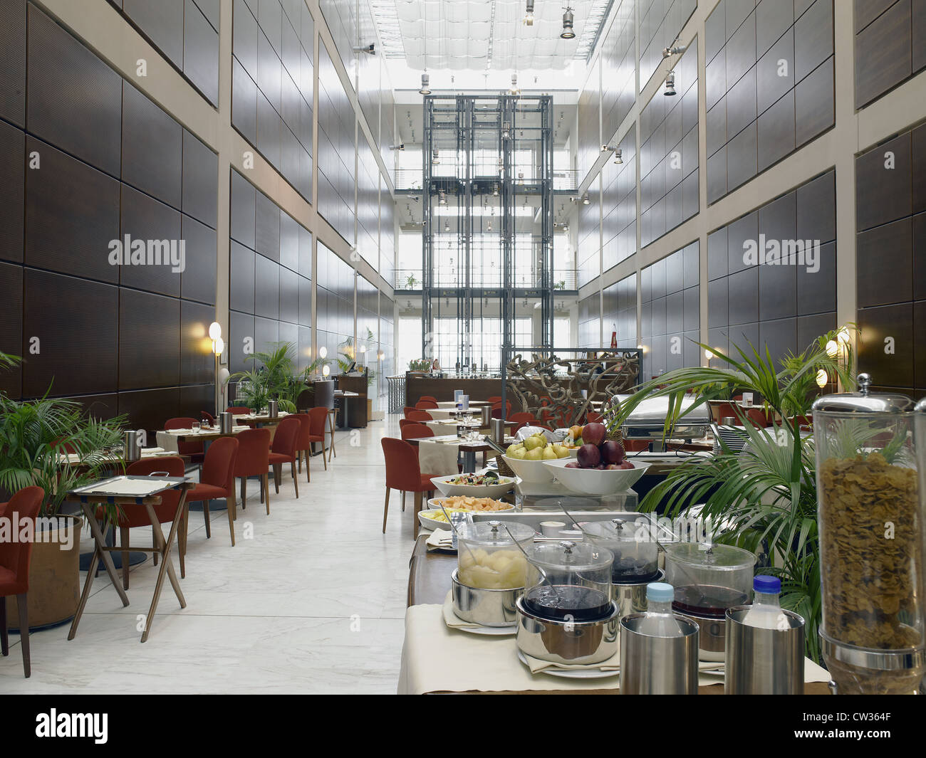 Lunch room in an hotel Stock Photo - Alamy